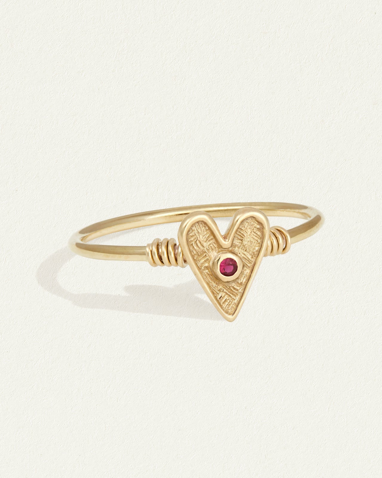 Amore Ring Ruby Solid Gold – Temple of the Sun US
