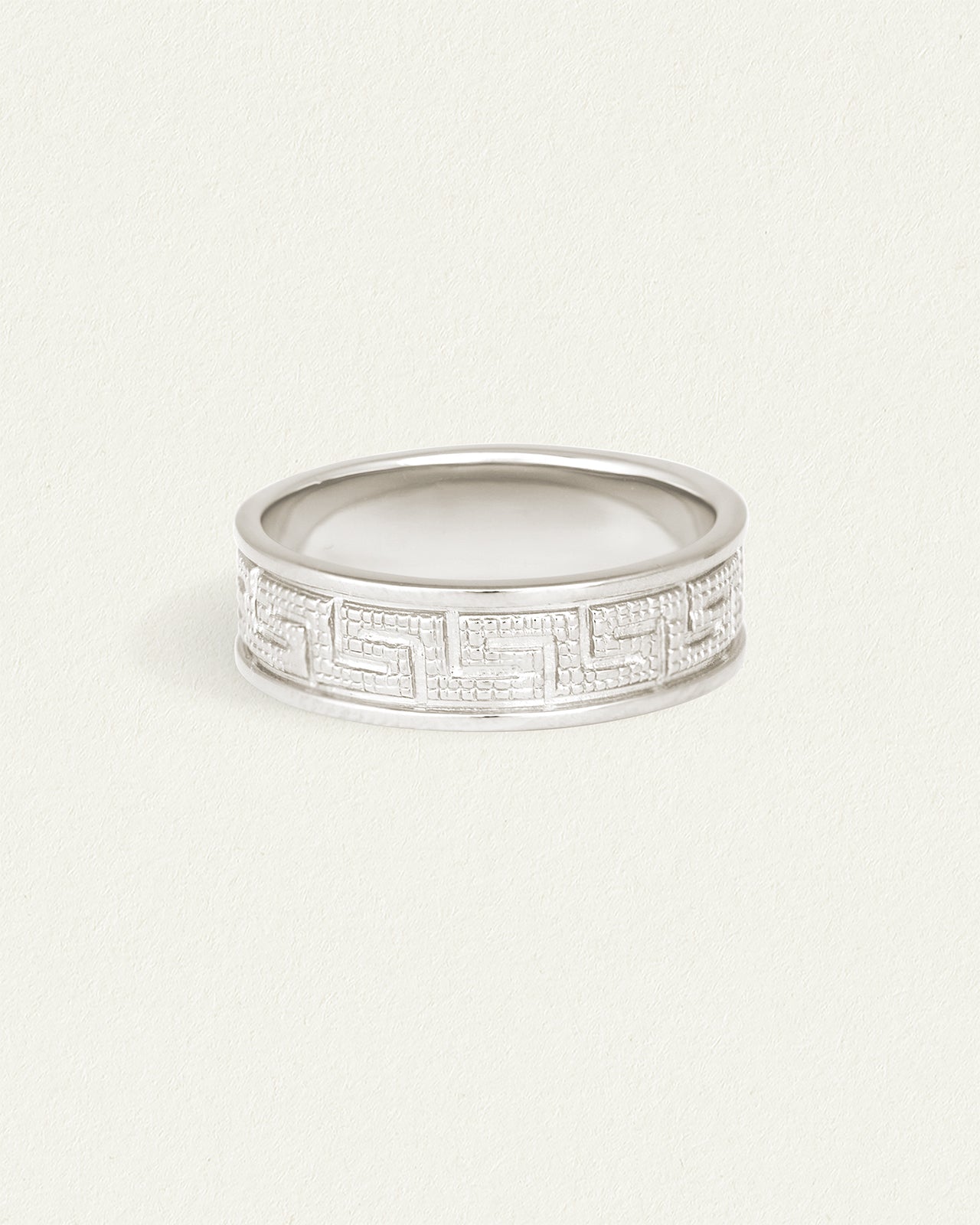 Meander Ring Silver – Temple of the Sun US