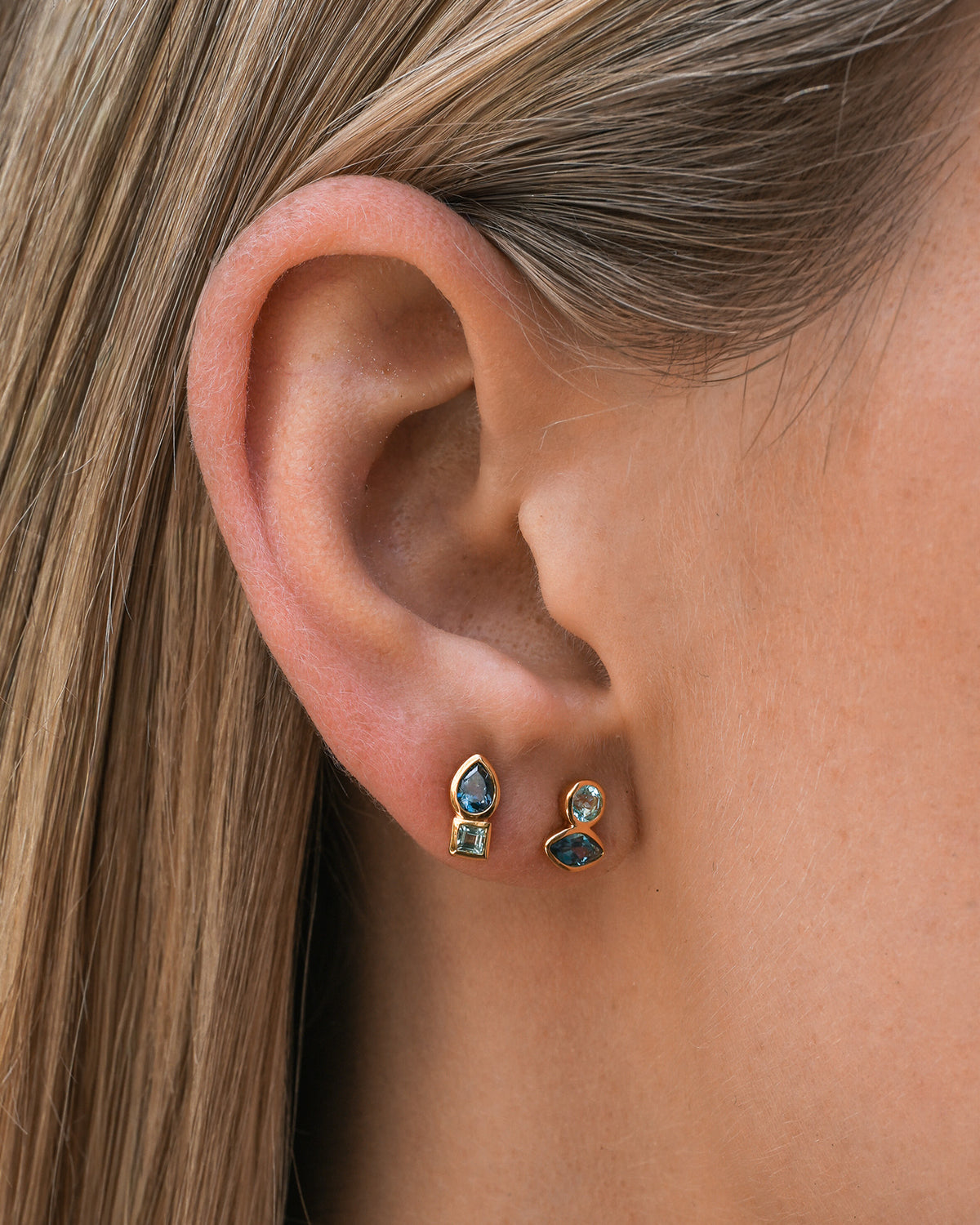 Sulis Studs Gold Vermeil