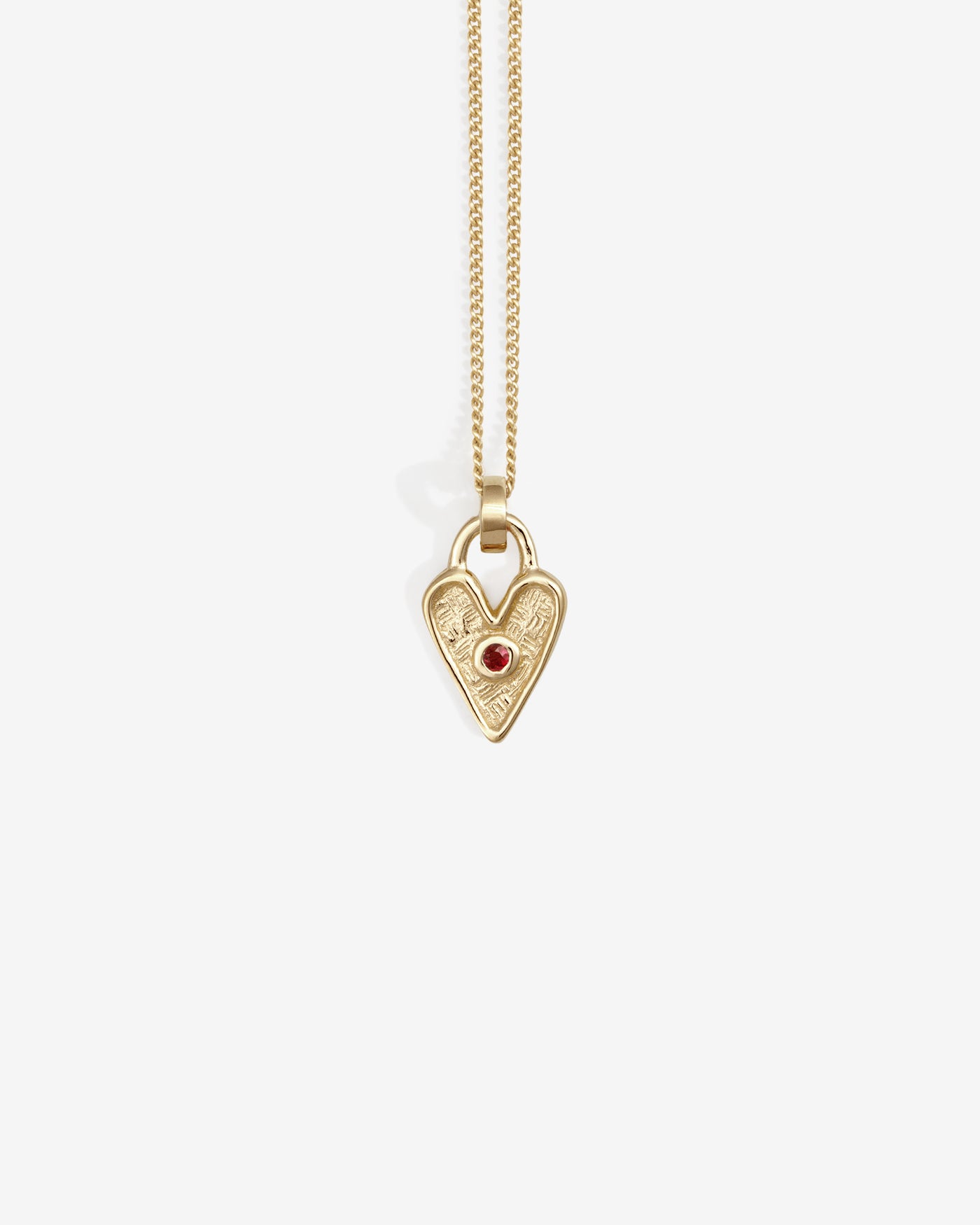 Amore Necklace Ruby Solid Gold – Temple of the Sun US