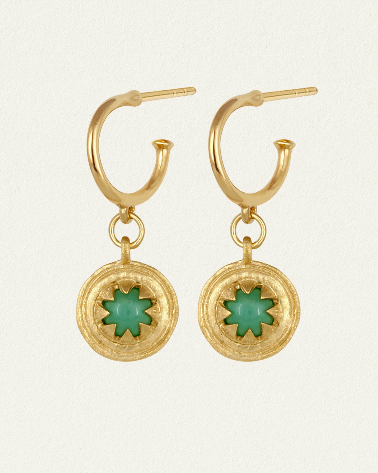Cora Earrings Gold Vermeil – Temple of the Sun US