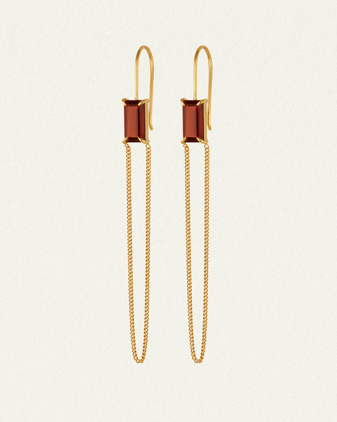 Ember Earrings Gold Vermeil – Temple of the Sun US