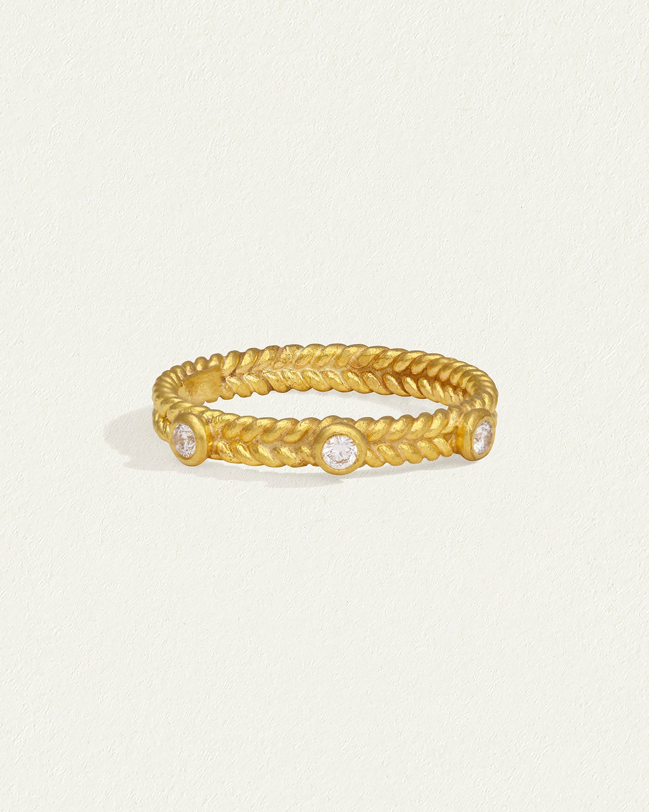 Emmer Ring Diamond Solid Gold – Temple of the Sun US