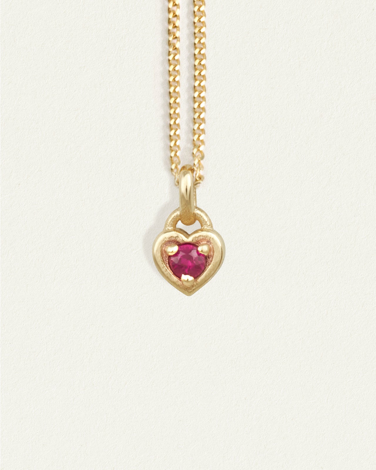 Eos Necklace Ruby Solid Gold – Temple of the Sun US