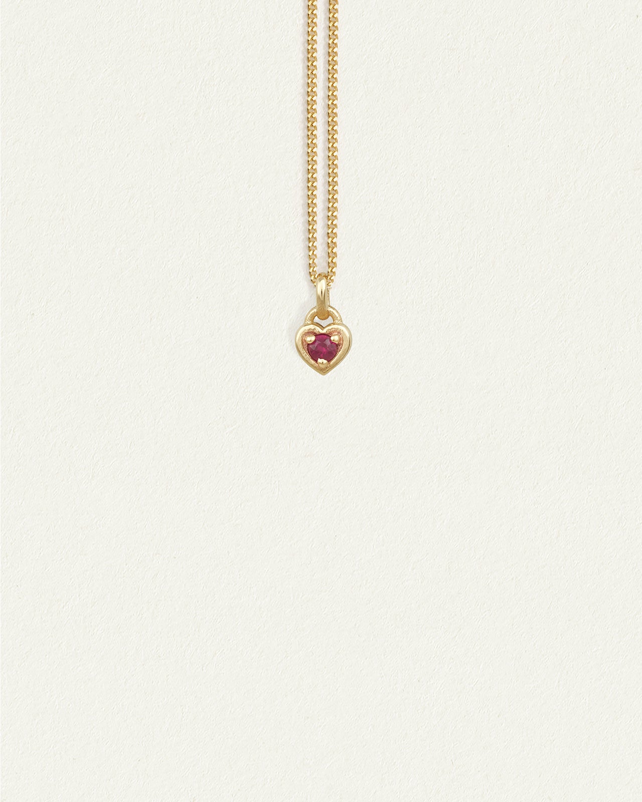 Eos Necklace Ruby Solid Gold – Temple of the Sun US
