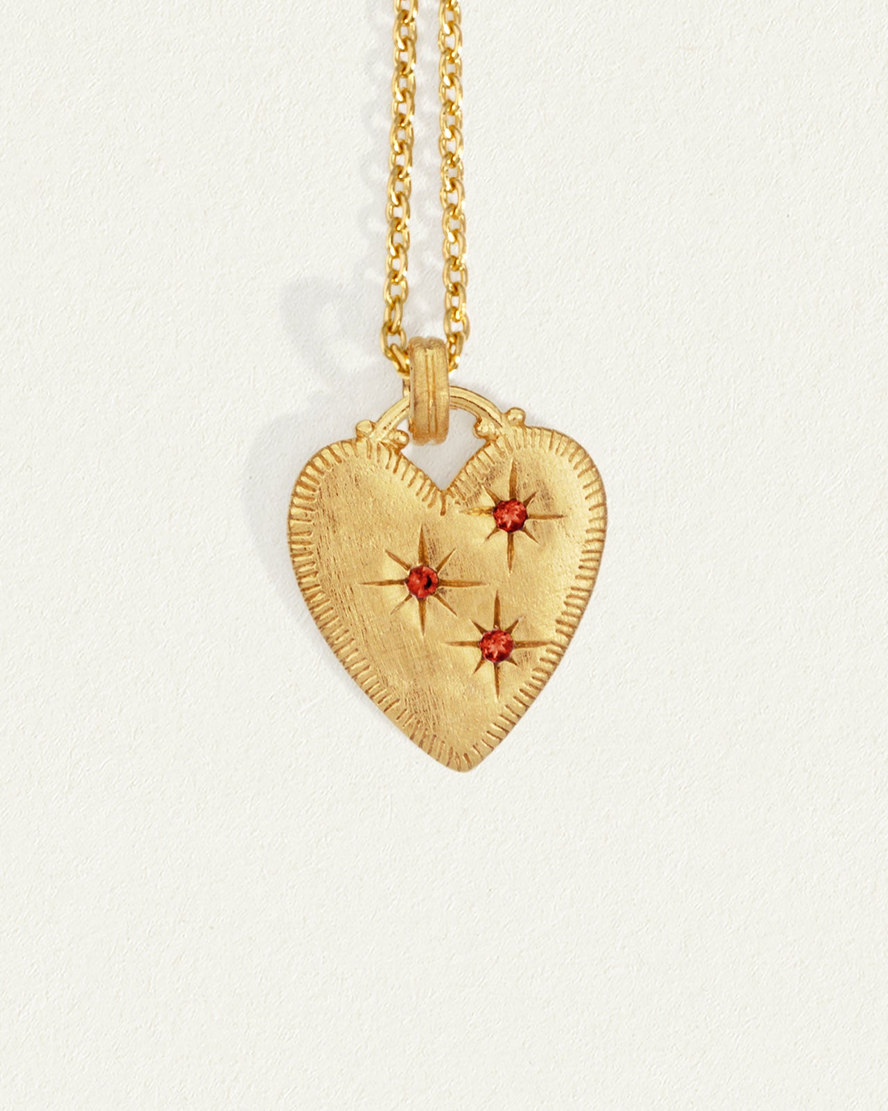 Etti Necklace Ruby Gold Vermeil – Temple of the Sun US