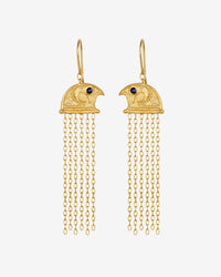 Falcon Earrings Gold Vermeil
