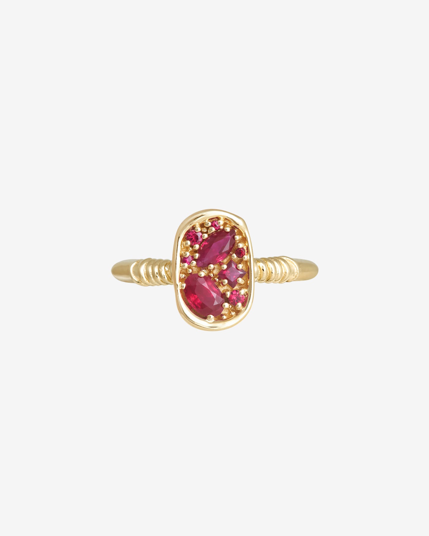 Illume Ring Ruby Solid Gold – Temple of the Sun US