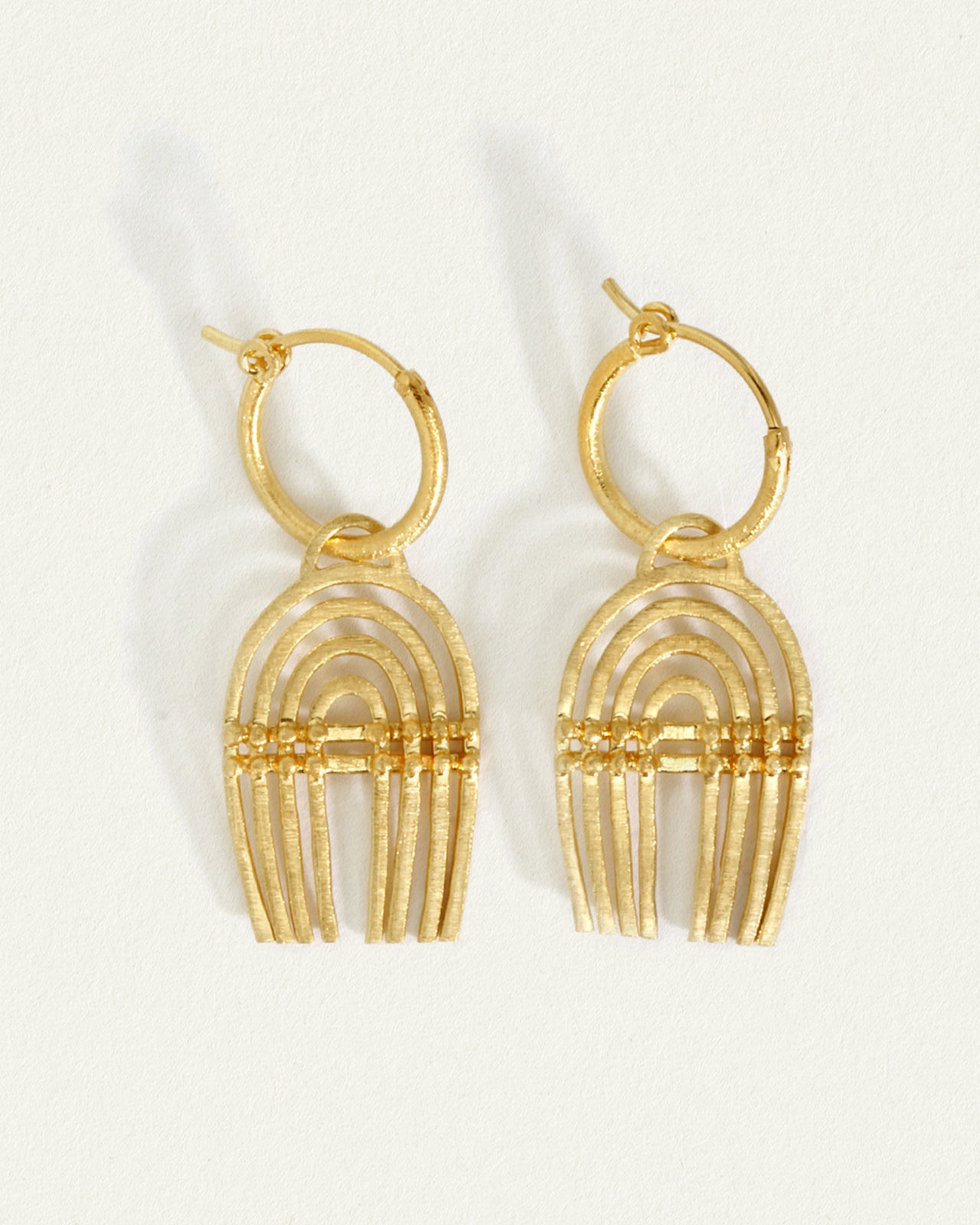 Mena Earrings Gold Vermeil – Temple of the Sun US