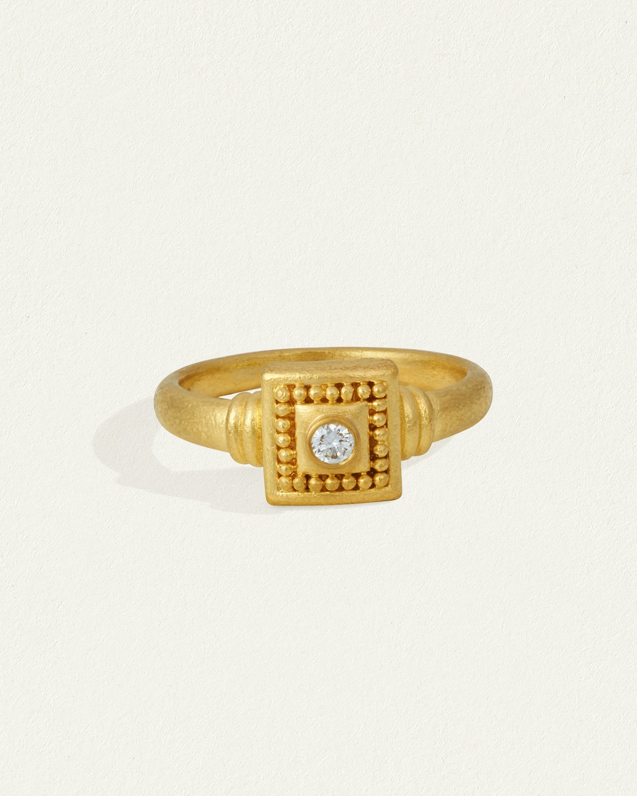 Sadie Ring Diamond Solid Gold – Temple of the Sun US
