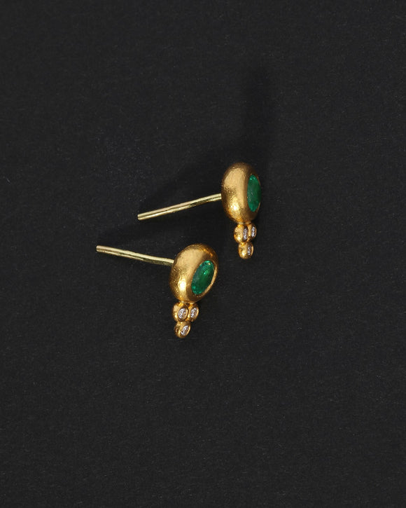 Solid Gold Studs – Temple of the Sun US