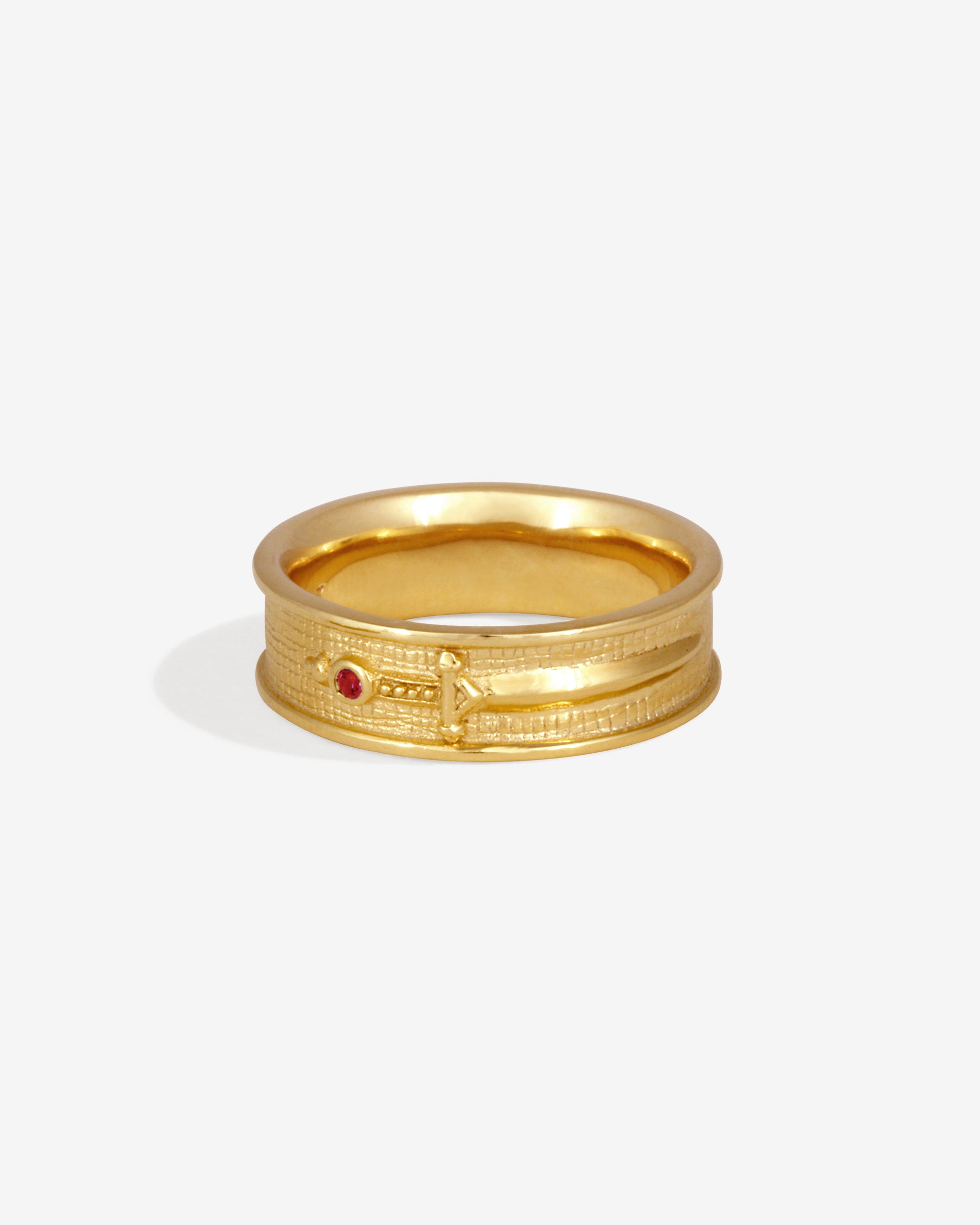 Valor Ring Ruby Gold Vermeil – Temple of the Sun US