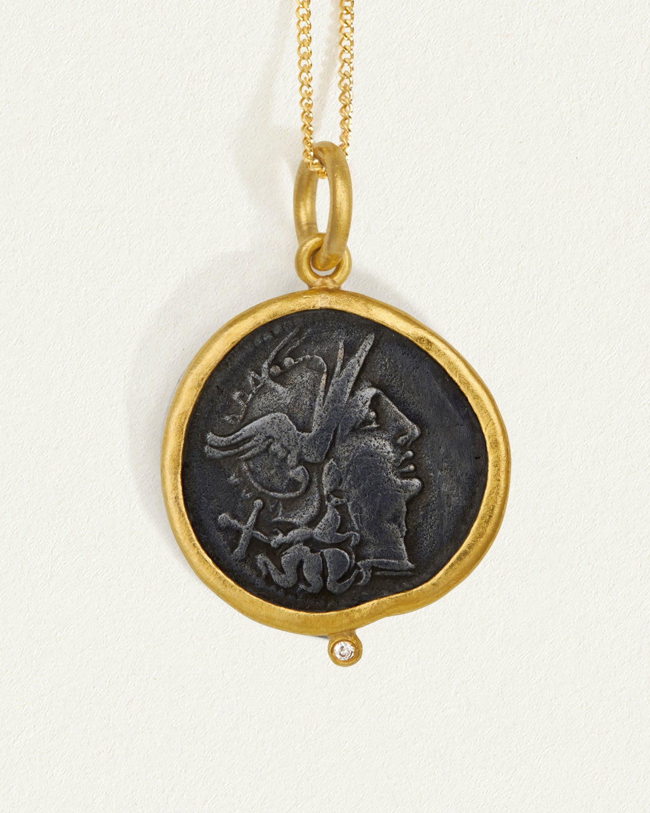 Victory Necklace Diamond Solid Gold – Temple of the Sun US