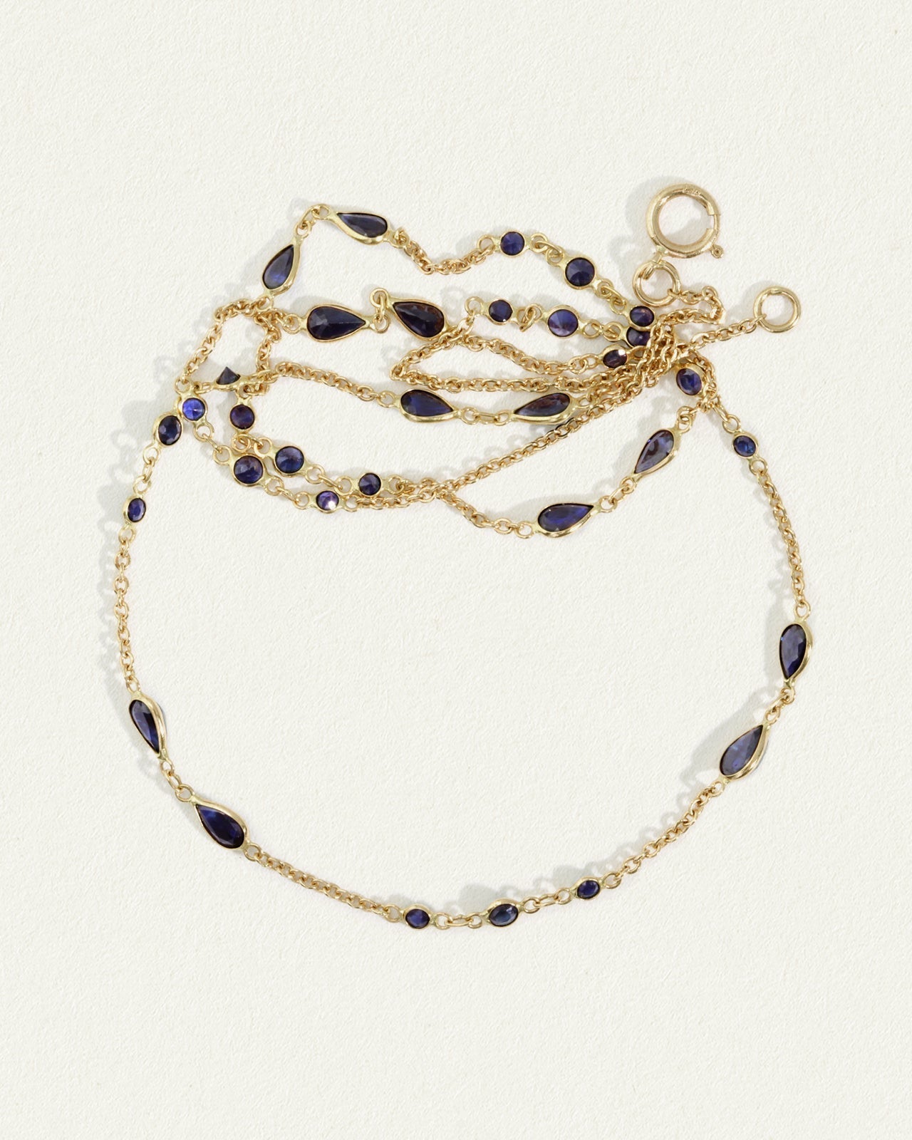 Lucia Pear Necklace Solid Gold – Temple of the Sun US